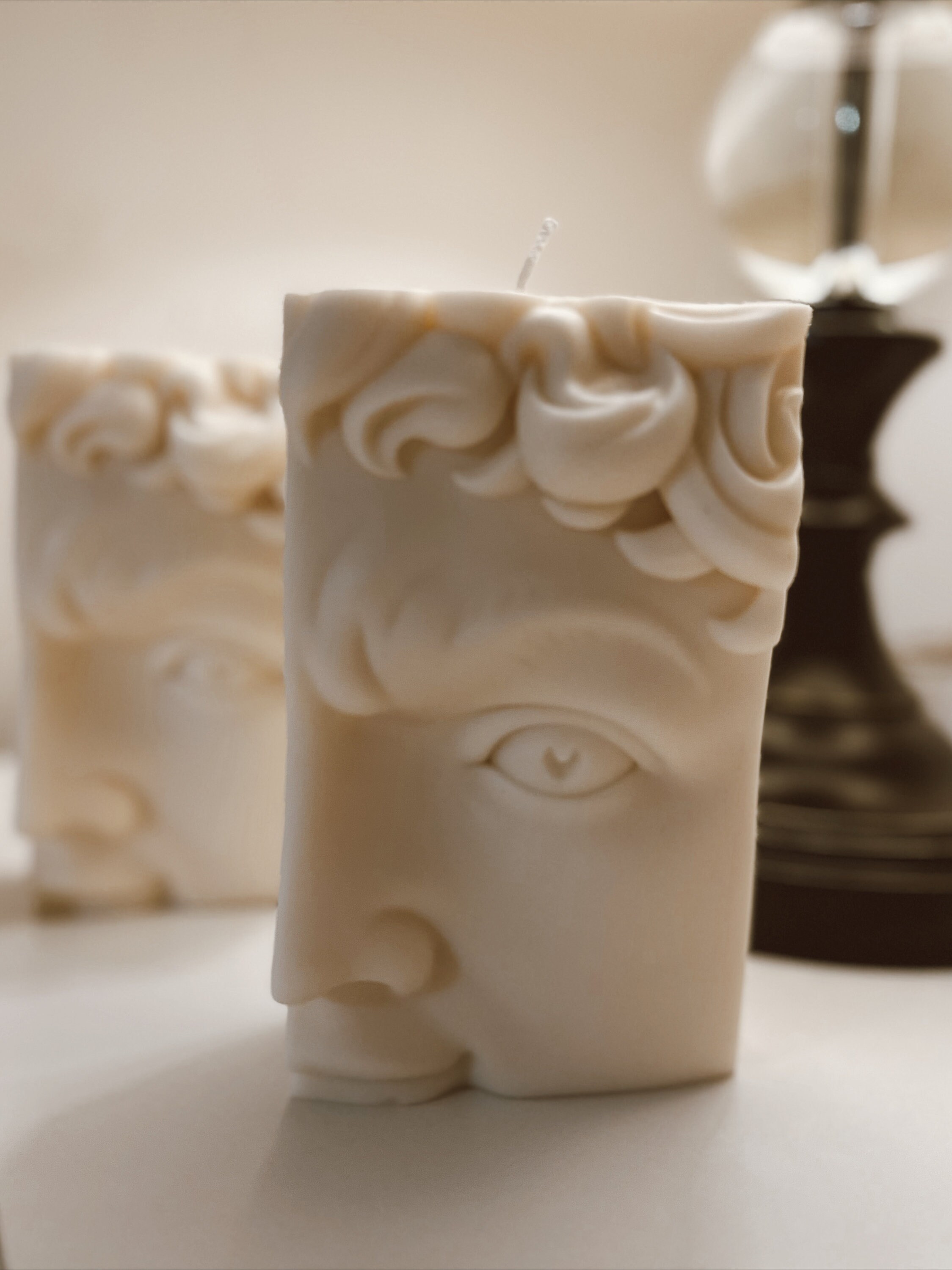 Handmade Candle- David Piece (half Face) - Etsy
