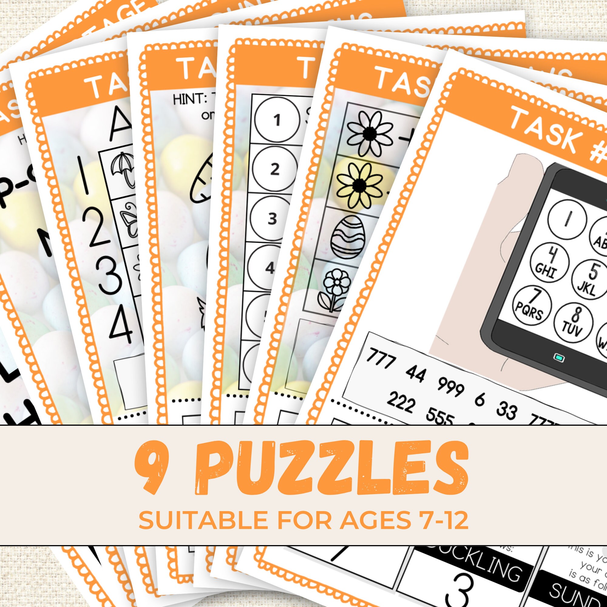 Easter Escape Room for Kids, Printable Party Game, Easter Activity ...