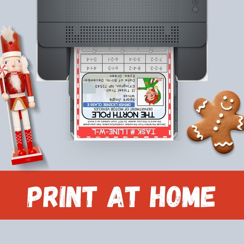 Christmas Escape Room for Kids, Printable Holiday Party Game, Xmas ...
