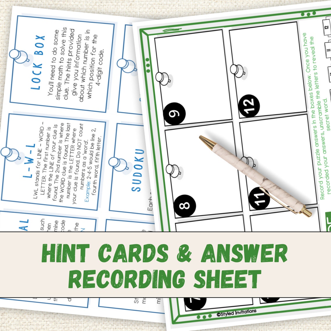 St Patrick's Day Escape Room for Kids, Printable Party Game, Paddy's ...