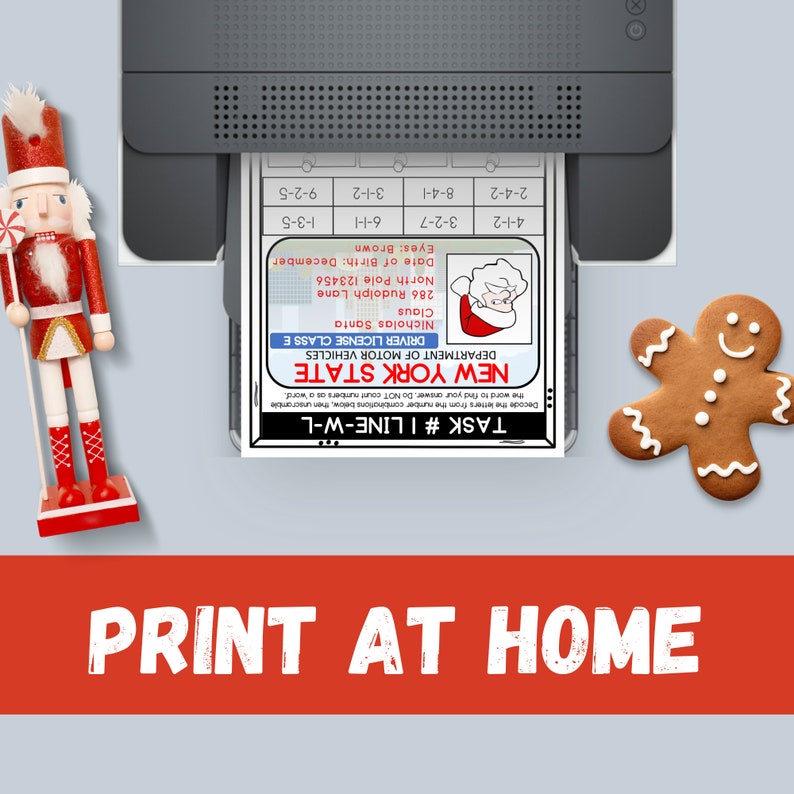 Christmas Escape Room for Kids, Printable Holiday Party Game, Xmas ...