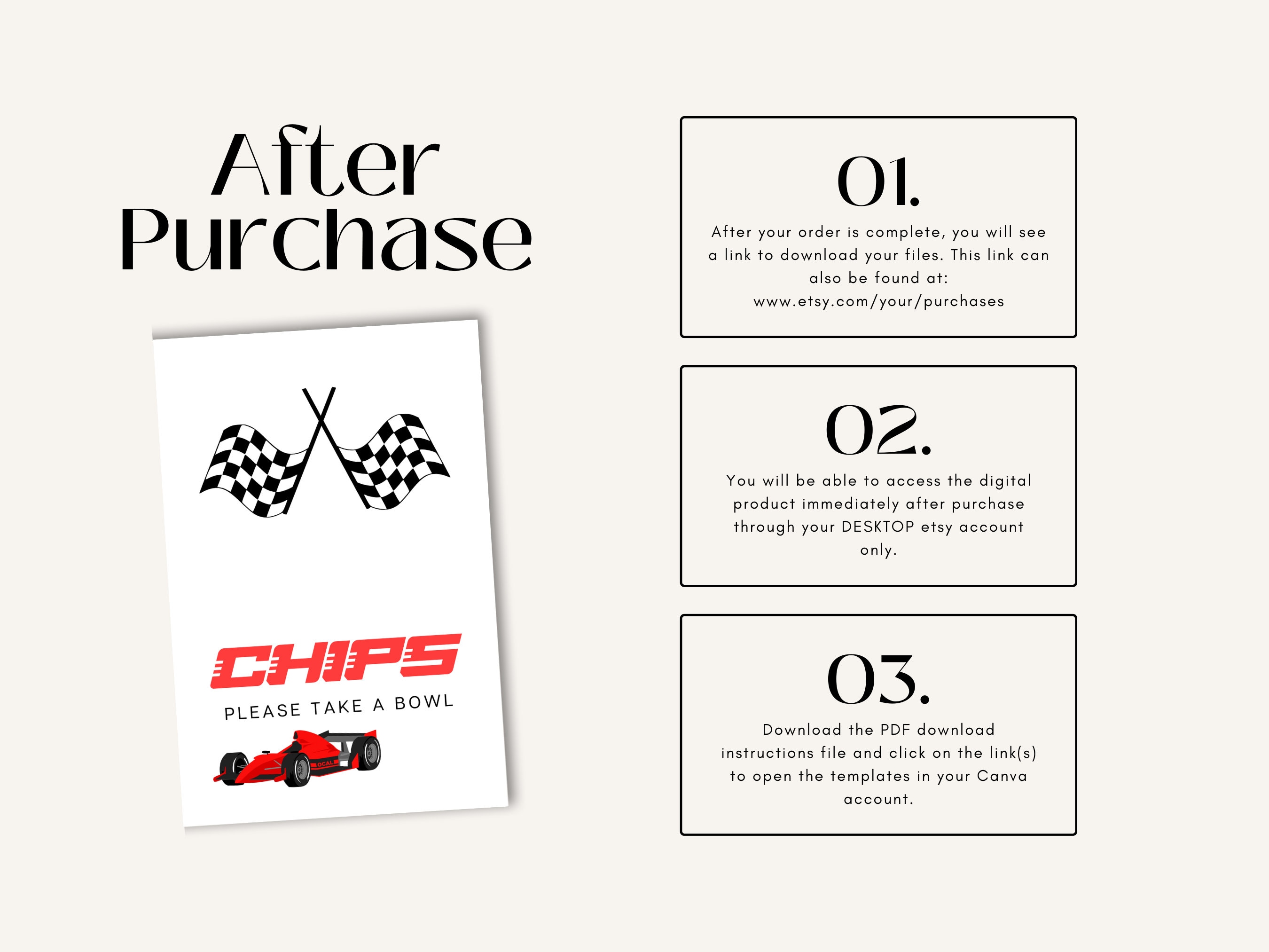 Race Car Buffet Cards, Go Kart Party Food Sign, Birthday Party, Food ...
