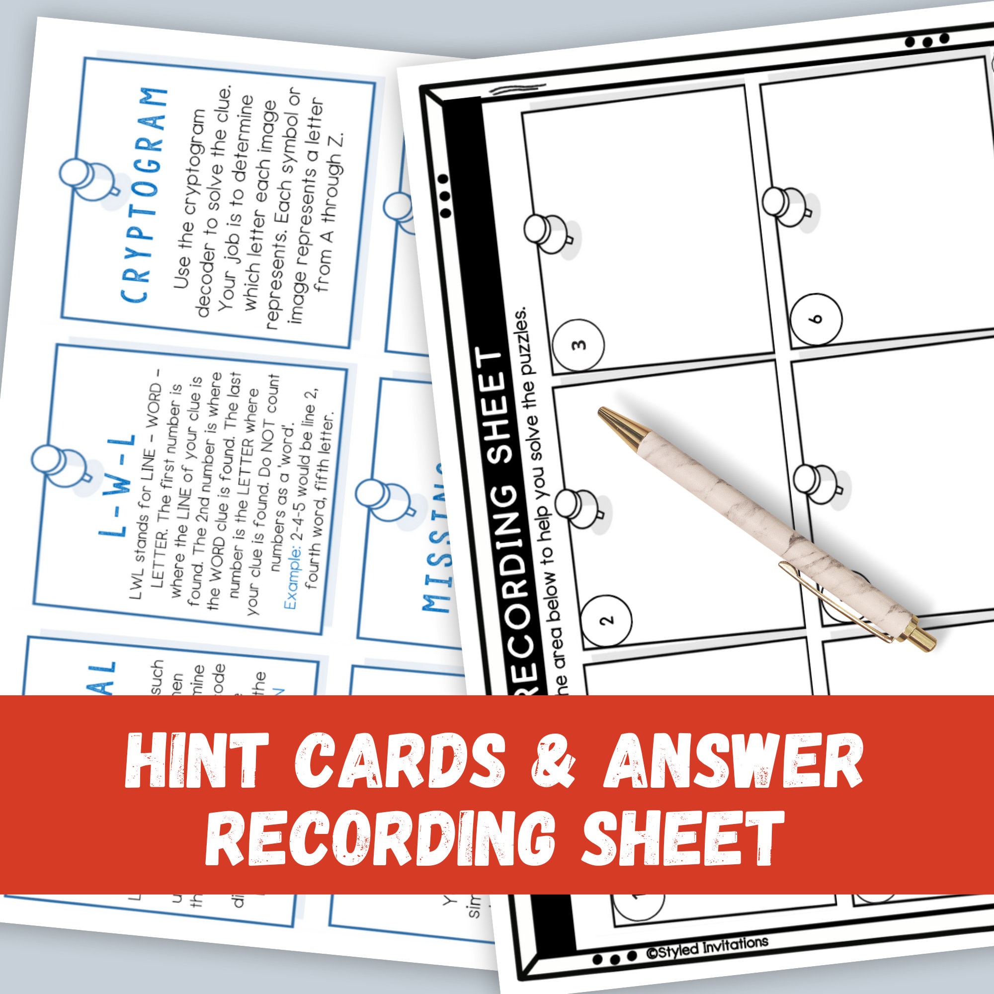 Christmas Escape Room for Kids, Printable Holiday Party Game, Xmas ...
