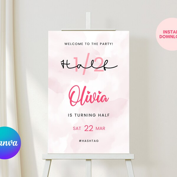 Halfway to One Banner - Etsy