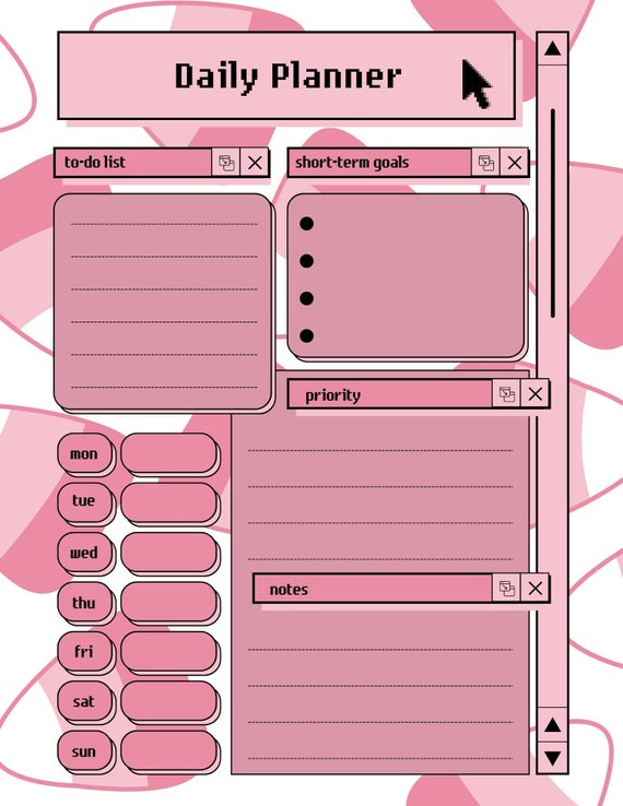 Digital Planner Motivational Notes Organization Digital and - Etsy