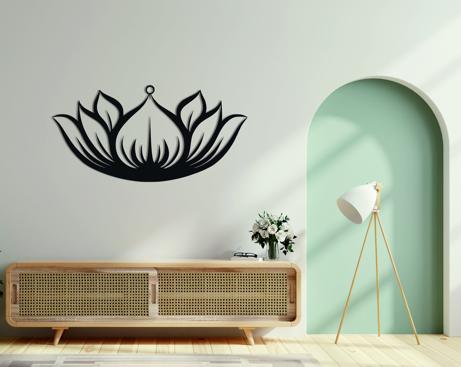 Lotus Metal Wall Art Lotus Flower Wall Art Metal Lotus - Etsy