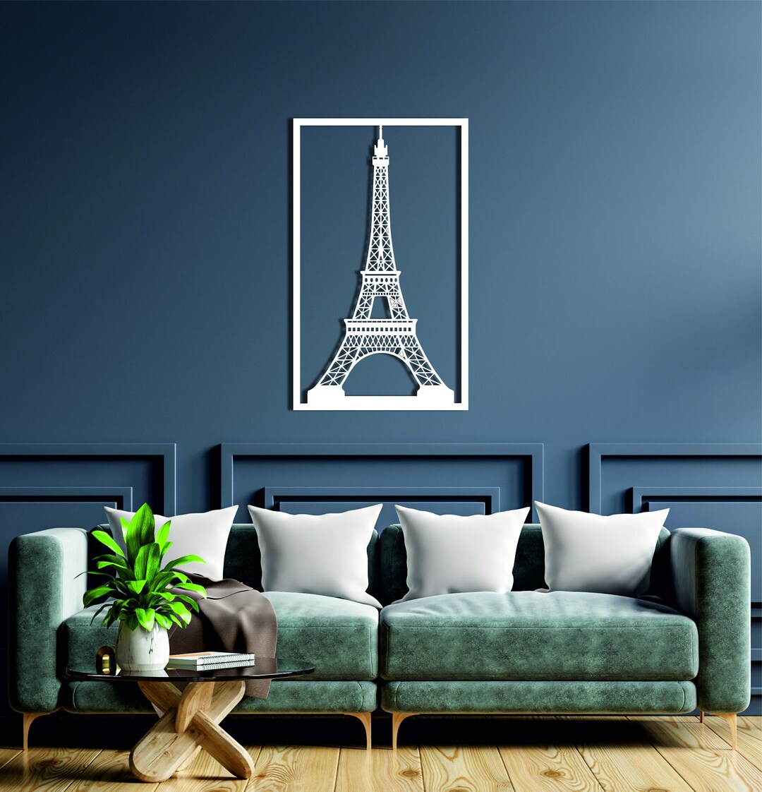 Eiffel Tower Wall Decor, Metal Eiffel Tower Wall Art, Eiffel Tower Sign ...