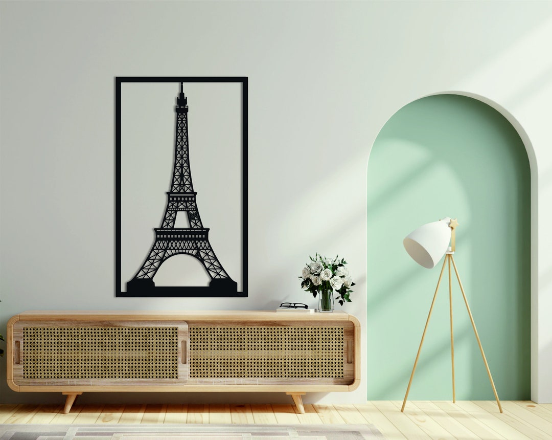 Eiffel Tower Wall Decor Metal Eiffel Tower Wall Art Eiffel - Etsy