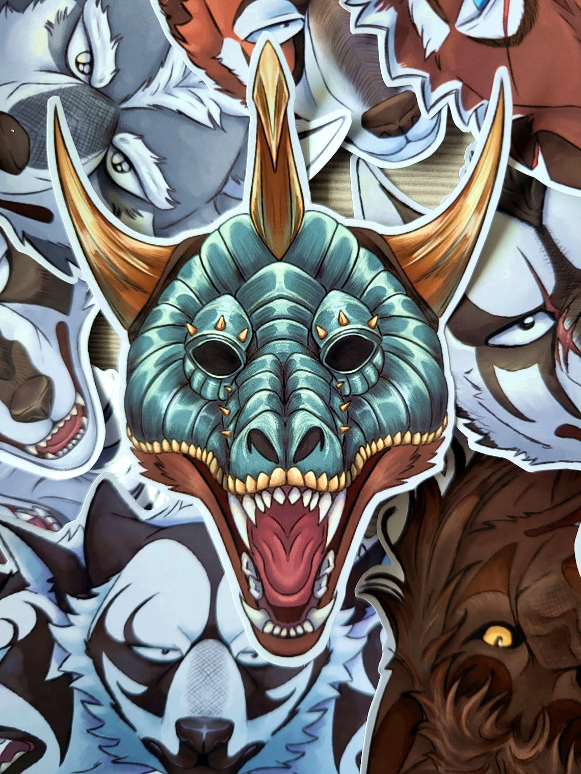 GNG | Wolf Arc Sticker Set | Reima's Pack - Etsy