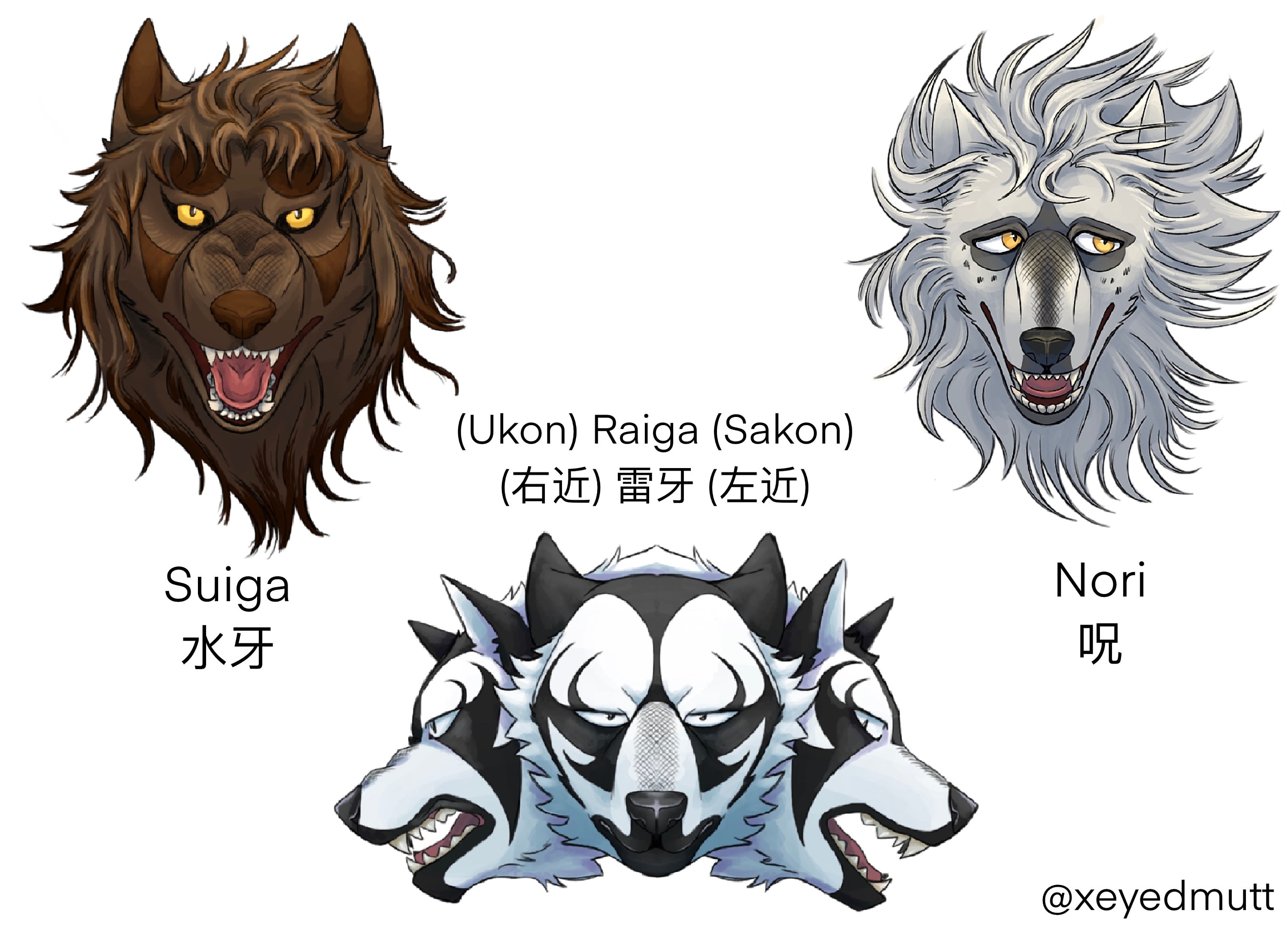GNG | Wolf Arc Sticker Set | Reima's Pack - Etsy