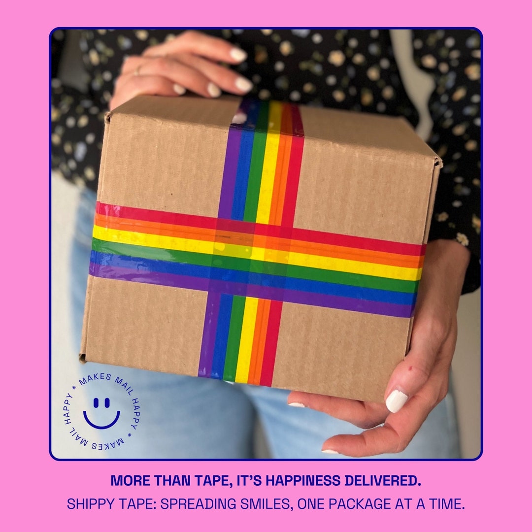 Rainbow Pride Flag Shipping and Packing Tape - Etsy