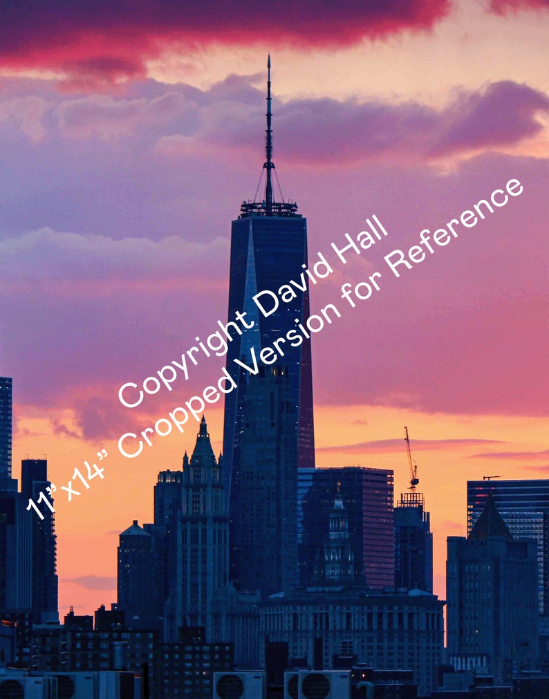 Purple Sunset Freedom Tower, NYC Prints, Architecture Photography, Fine ...