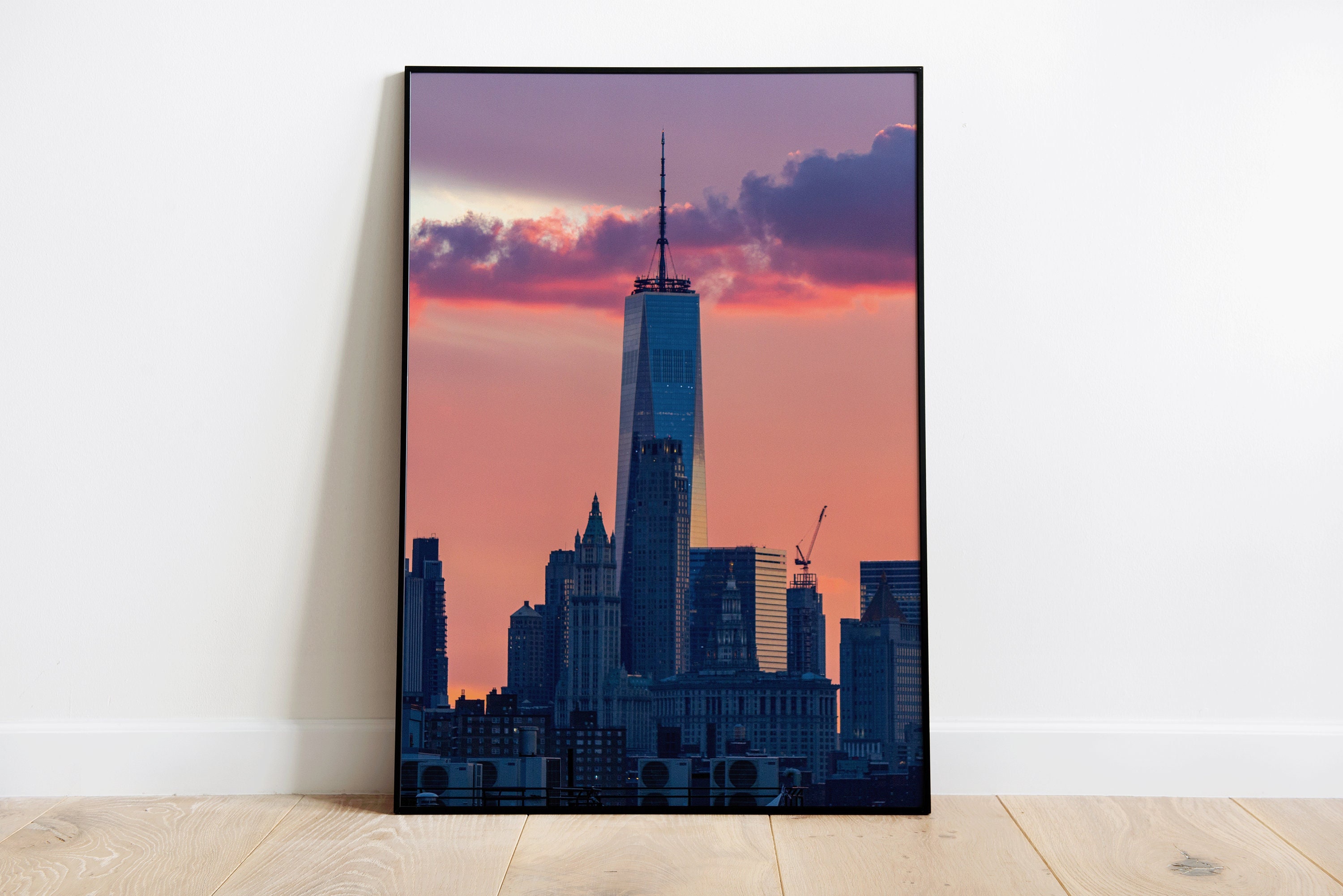 Purple Freedom Tower, NYC Prints, Architecture Photography, Fine Art ...