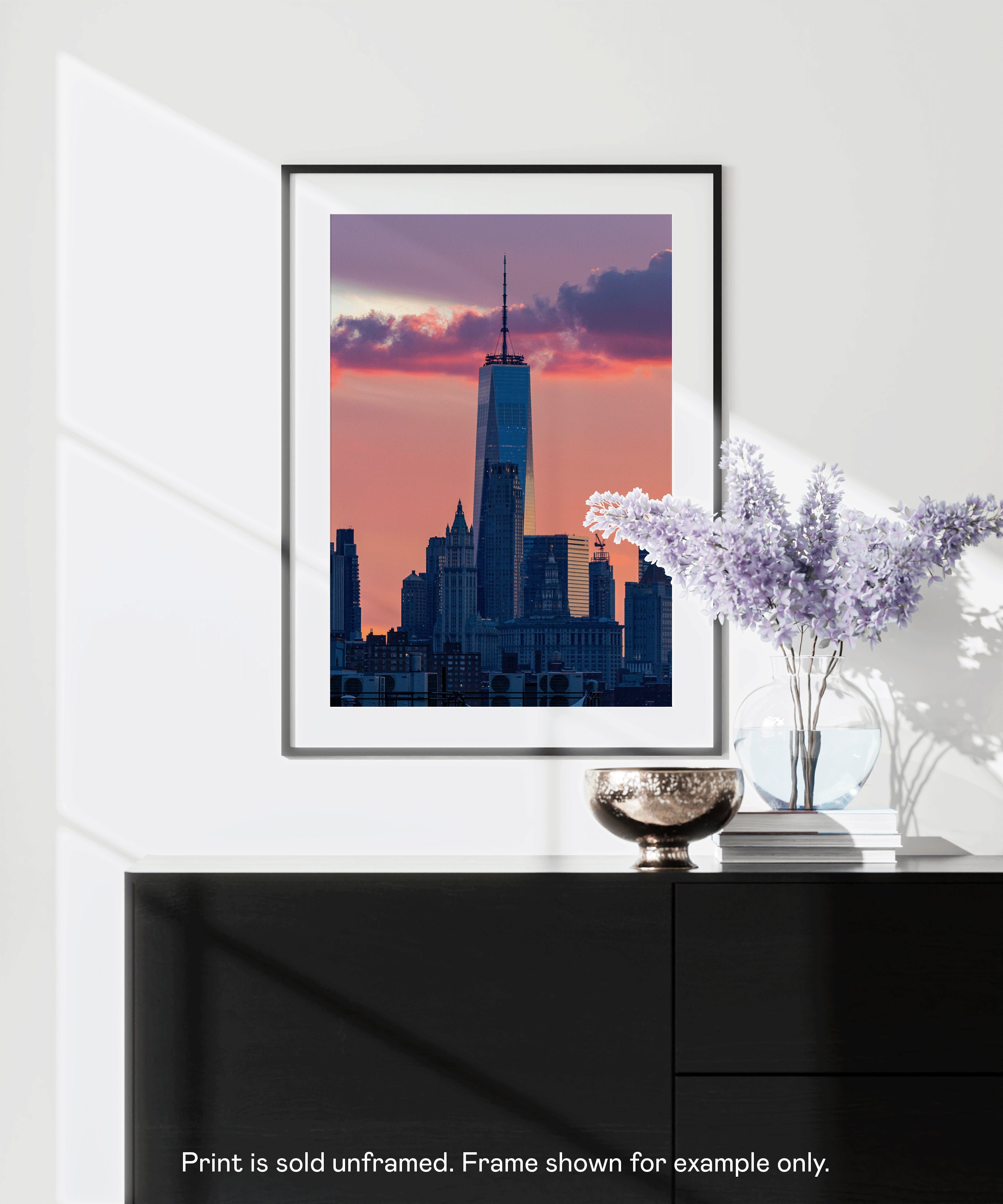 Purple Freedom Tower, NYC Prints, Architecture Photography, Fine Art ...