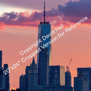 Purple Freedom Tower, NYC Prints, Architecture Photography, Fine Art ...