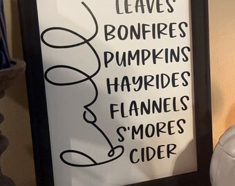 Reverse Canvas Sign - Etsy