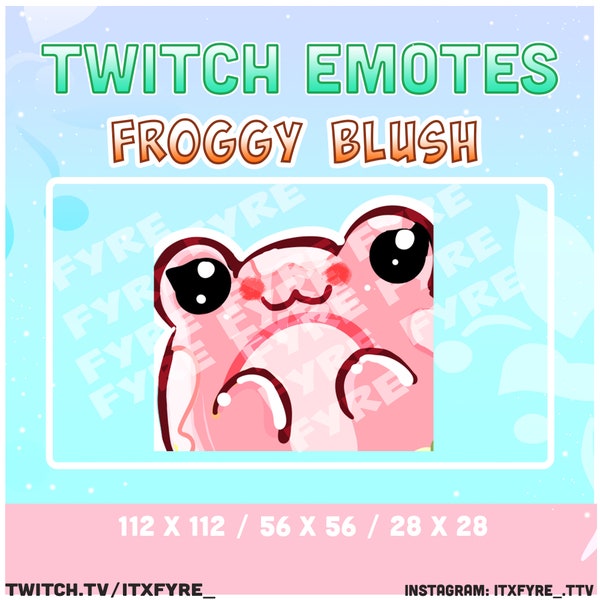 Twitch Froggy Emotes - Etsy