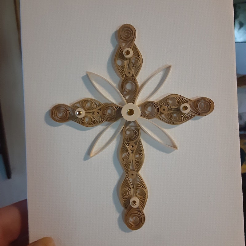 Quilled Cross - Etsy