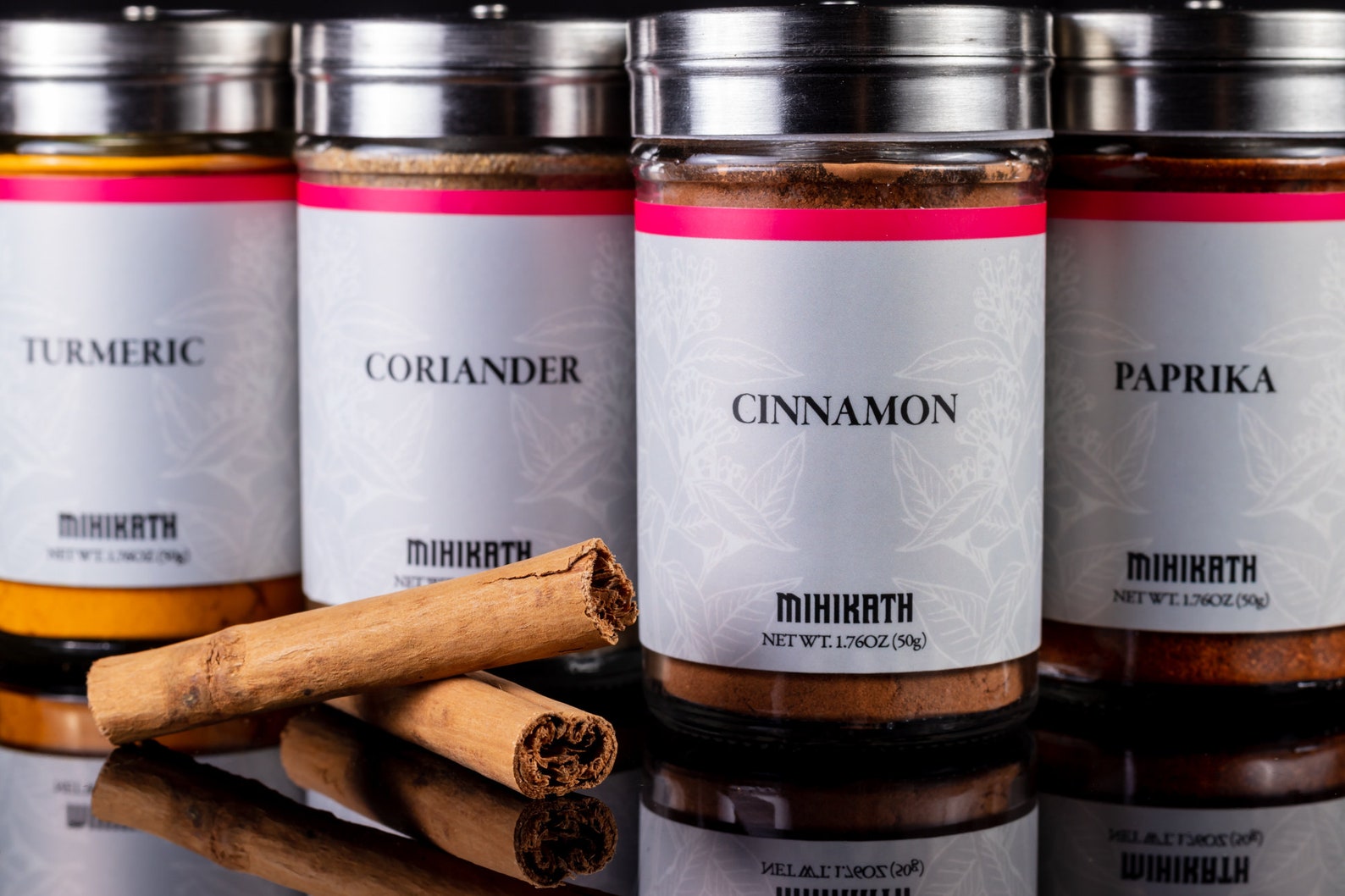 Mihikath Organic Spices Turmeric, Black Paper, Cinnamon, Cumin ...