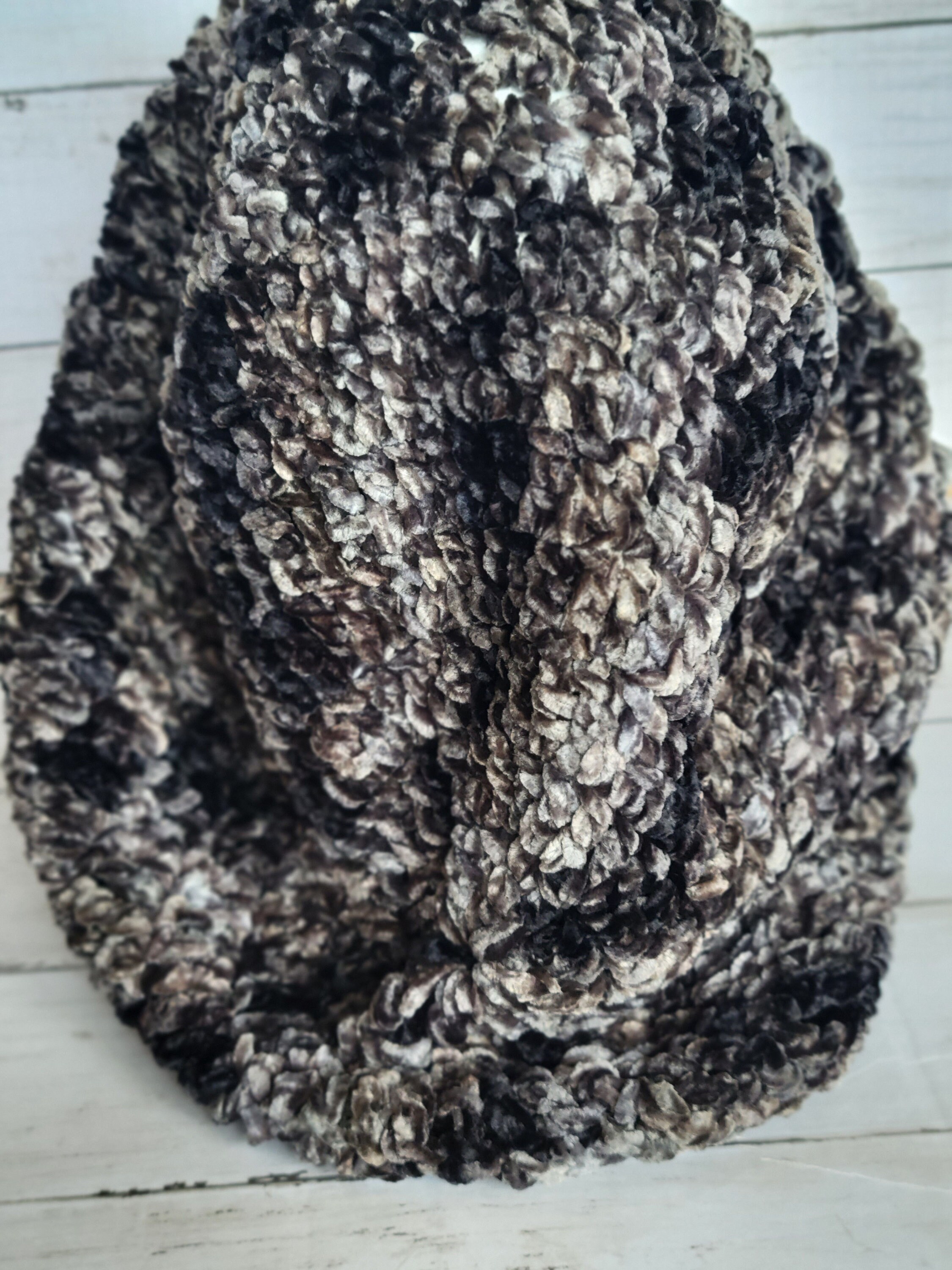 Crocheted Crushed Velvet Slouchy Tam - Etsy