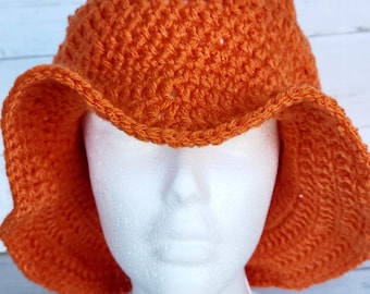 Sassy the Sasquatch Orange Bucket Hat With Googly Eyes - Etsy