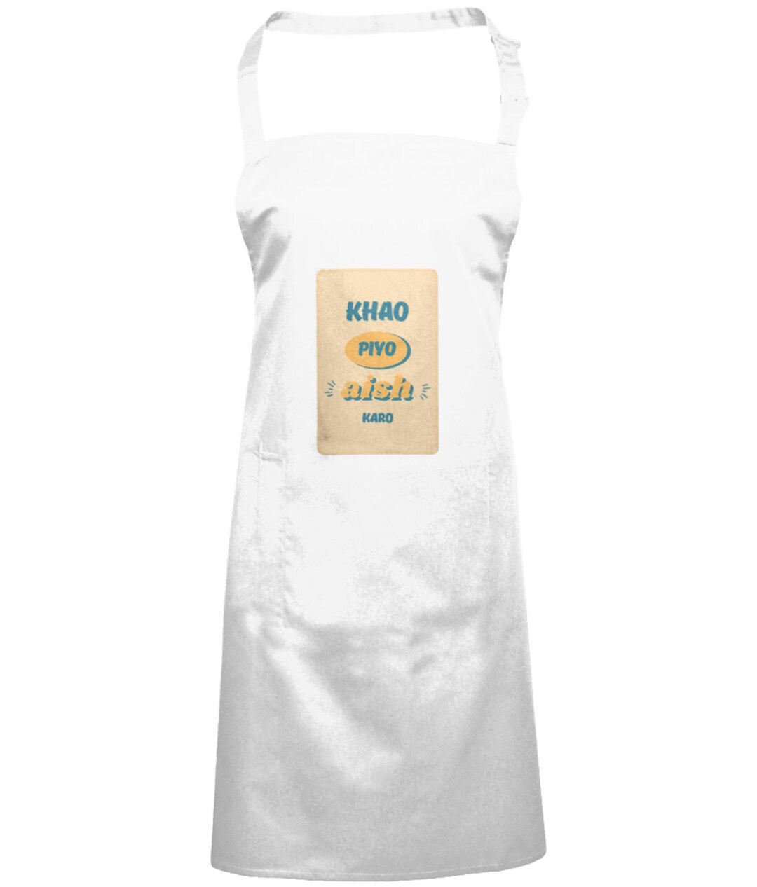 Khao Piyo Aish Karo - Apron - Kitchen - Sikh Gift - Mothers Day ...
