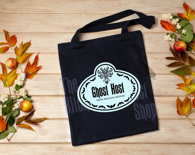 Haunted Mansion Ghost Host Name Badge, Ghost Host Badge, Ghost Host ...