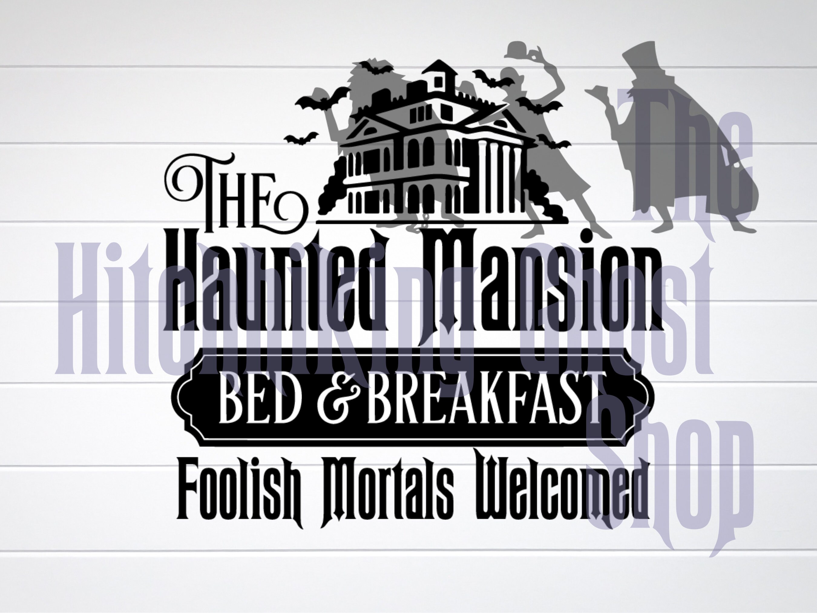 Halloween Bed and Breakfast SVG File, Haunted Bed and Breakfast ...