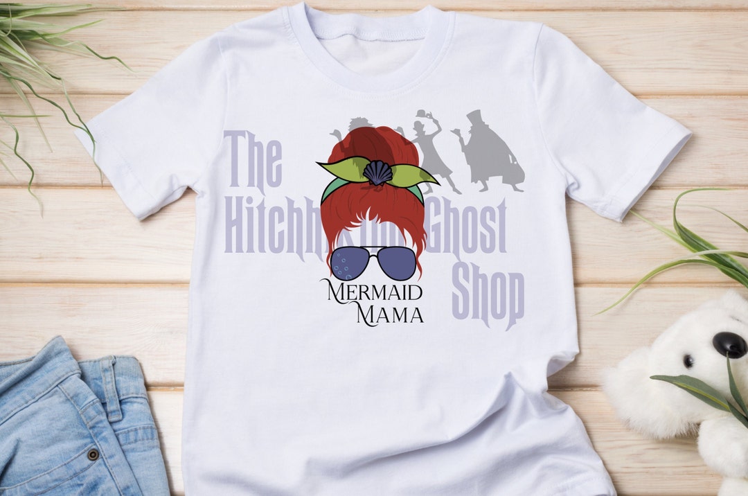 Mermaid Messy Mom Bun SVG, Mermaid Mom, Messy Bun, Princess Mom Svg ...