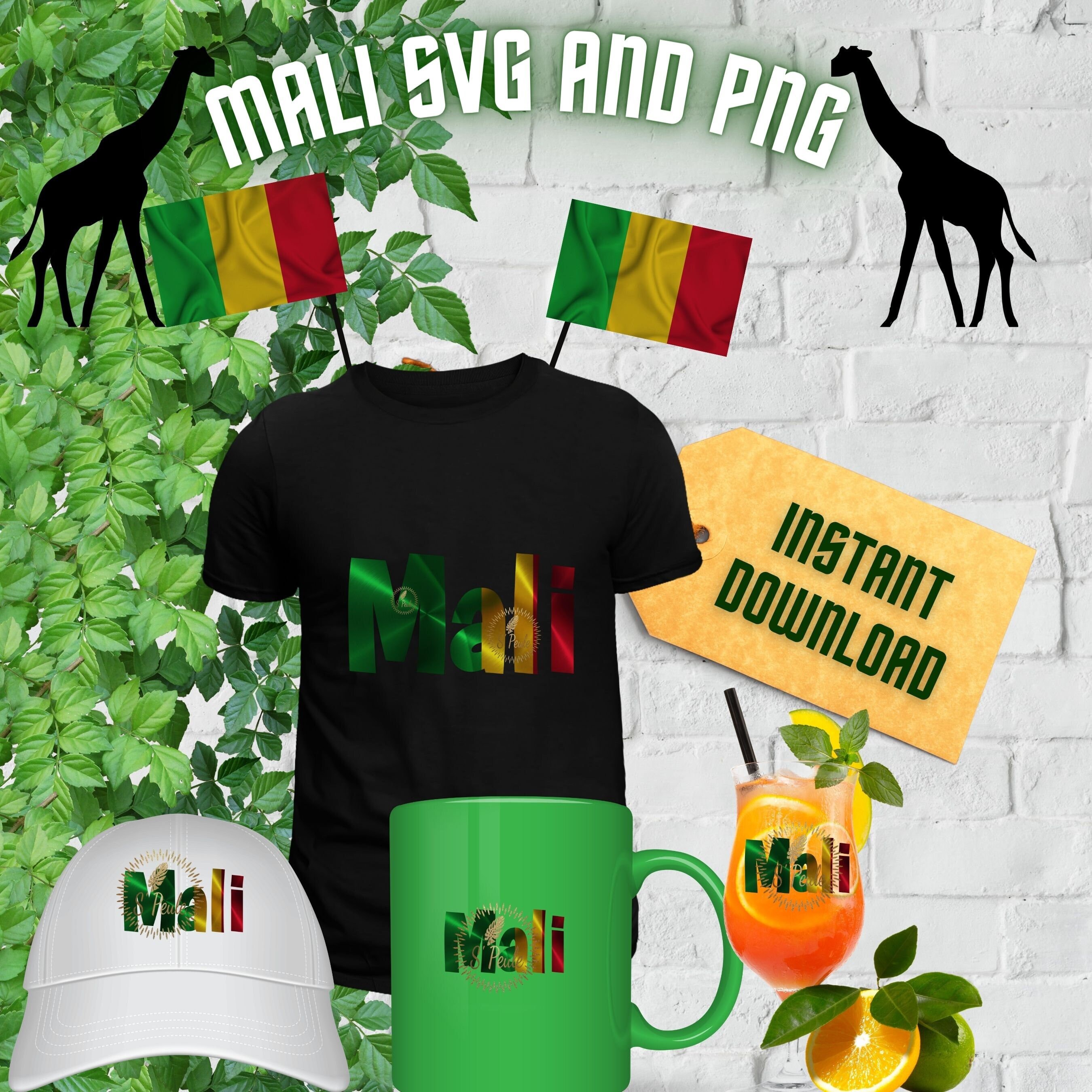 Mali, Mali Svg, Mali Png, Africa Png, Africa Svg, West African, Mali ...