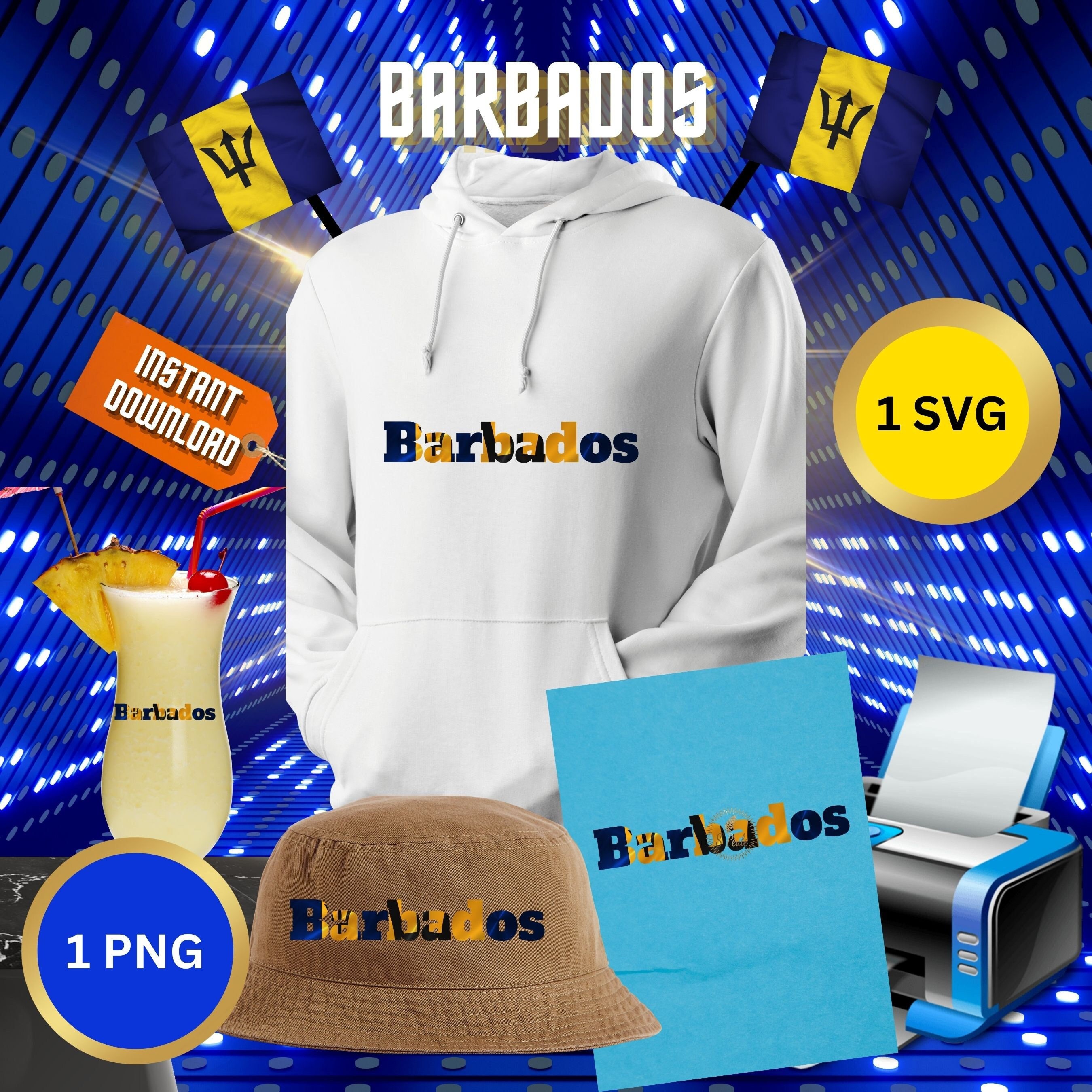 Barbados, Caribbean Svg, Barbados Svg, Barbados Png, Caribbean Png ...