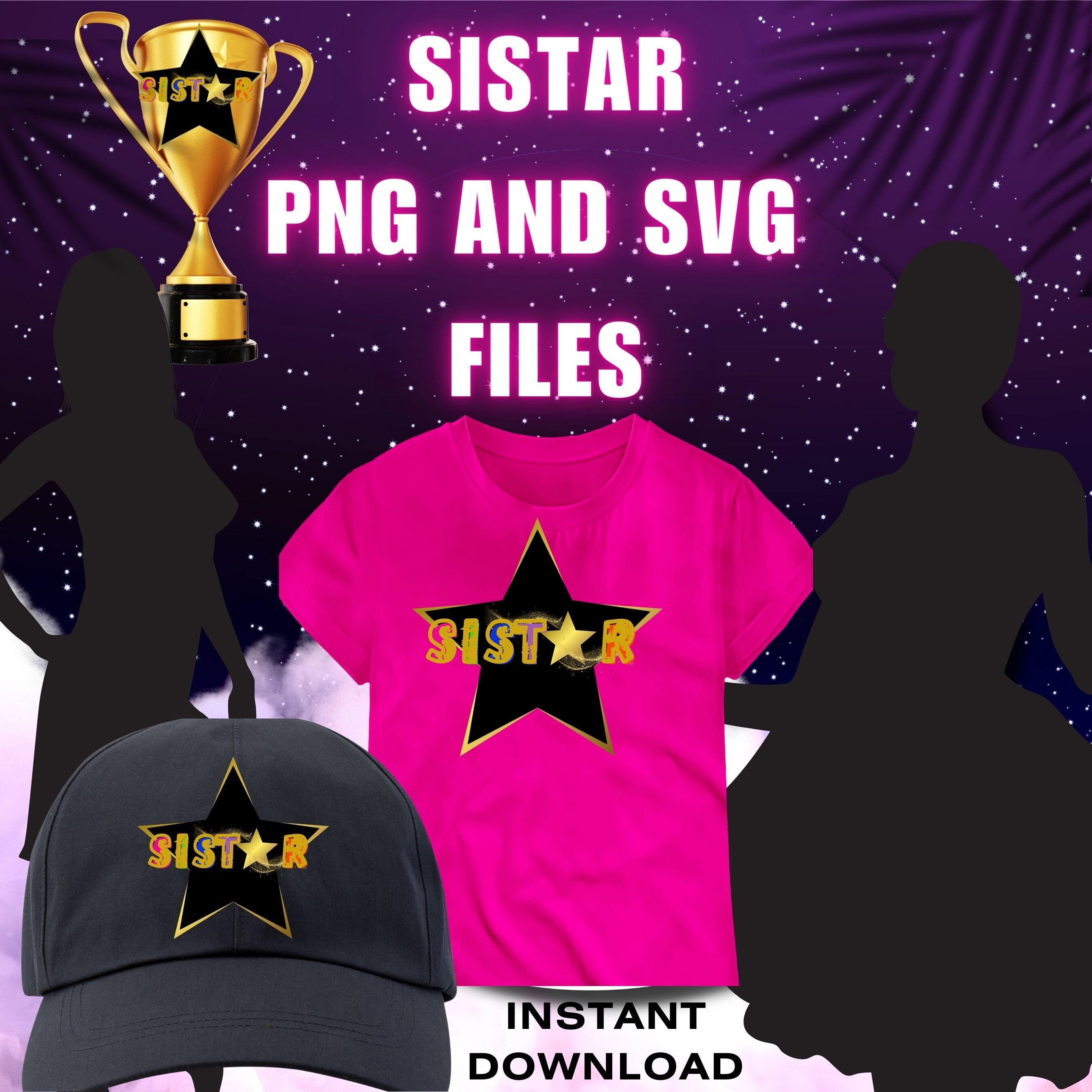 Sister Svg, Sister Svg File,sister Svg Files for Shirts, Sister Png ...