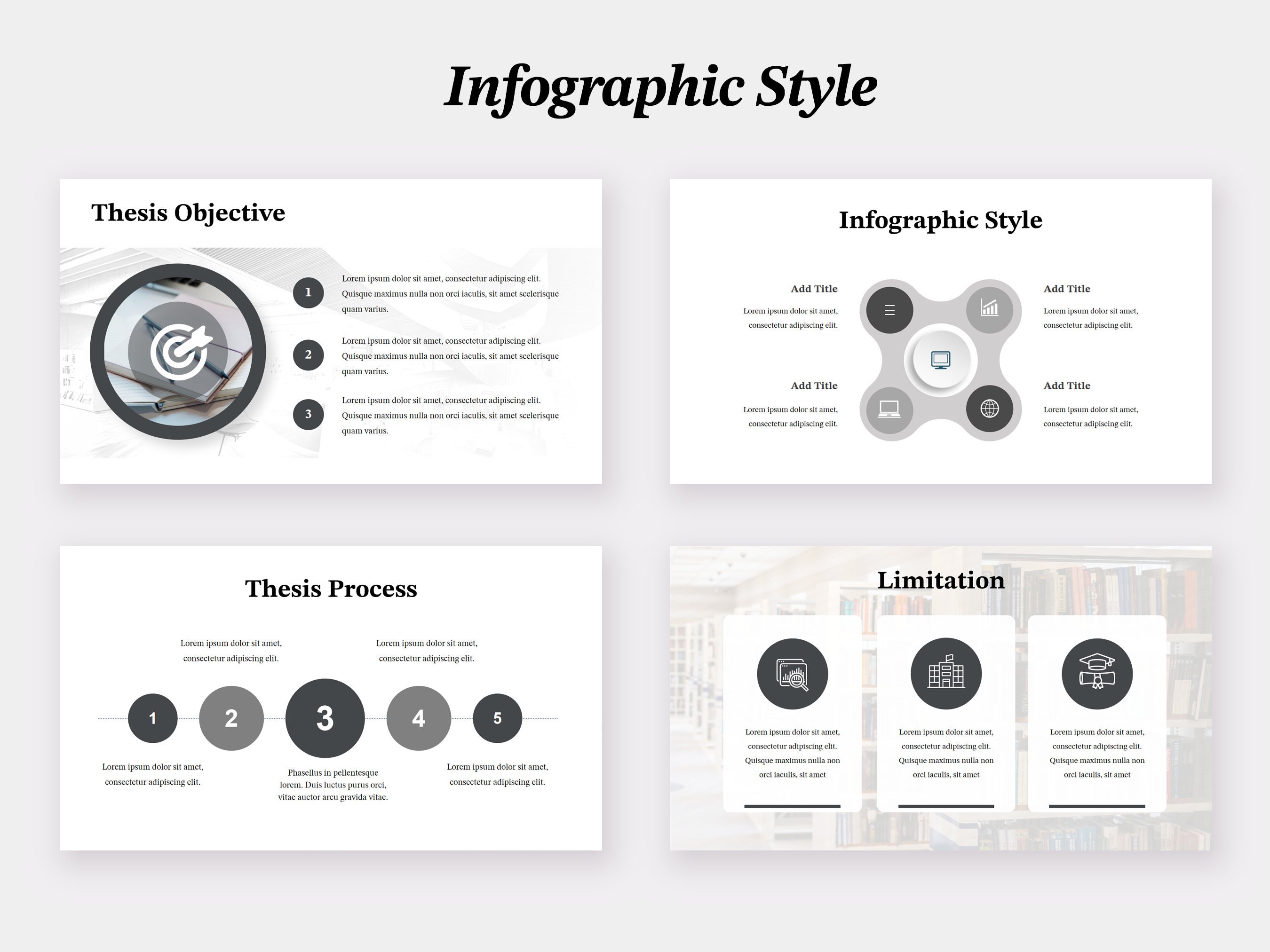 Minimal Clean Thesis Defense Powerpoint Template - Etsy