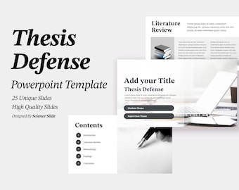 Thesis Defense Presentation Template Phd Masters MA Academic Viva ...