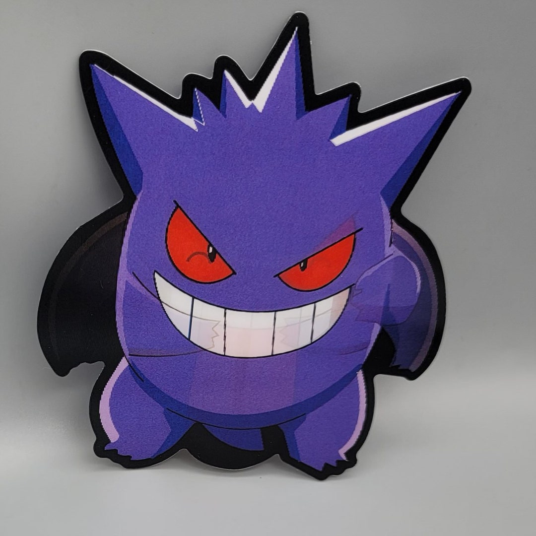 Purple Ghost Holographic Lenticular Decal, Waterproof Peeker Sticker - Etsy