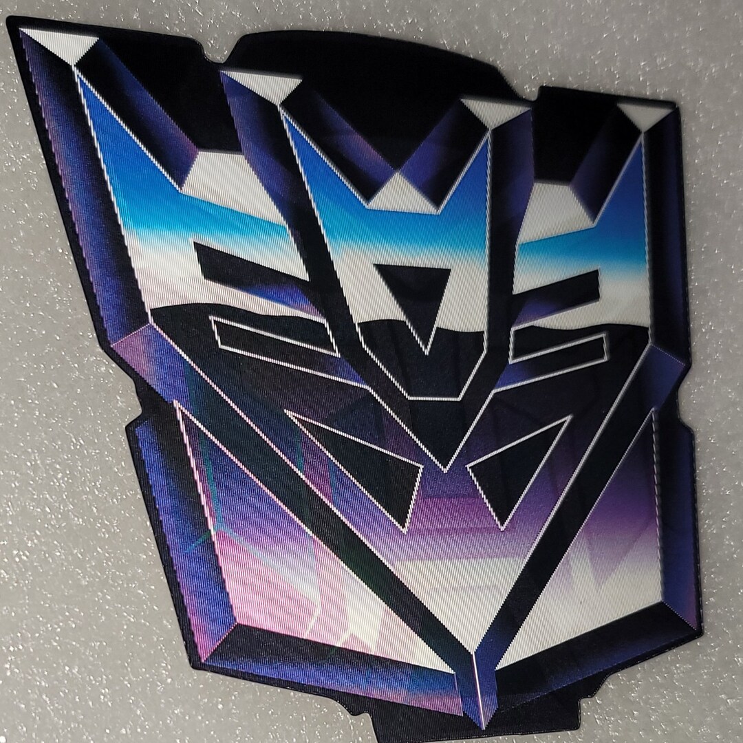 Holographic Lenticular Decal, Image Changing Waterproof Peeker Sticker ...