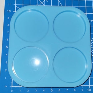 4 Circle Silicone Mold for Badge Reels or Phone Grips - Etsy