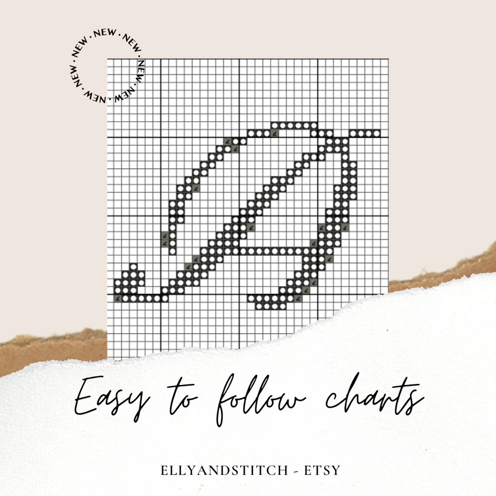 Monogram Alphabet Handwritten Letters | Cross Stitch Pattern | Quality ...