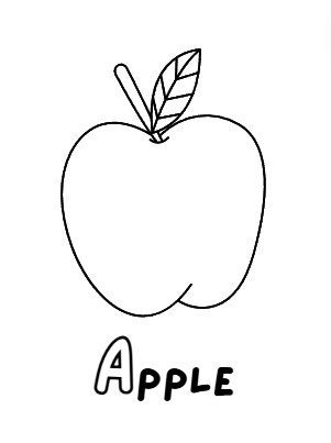 White Minimalist Alphabet Coloring Book Worksheet - Etsy