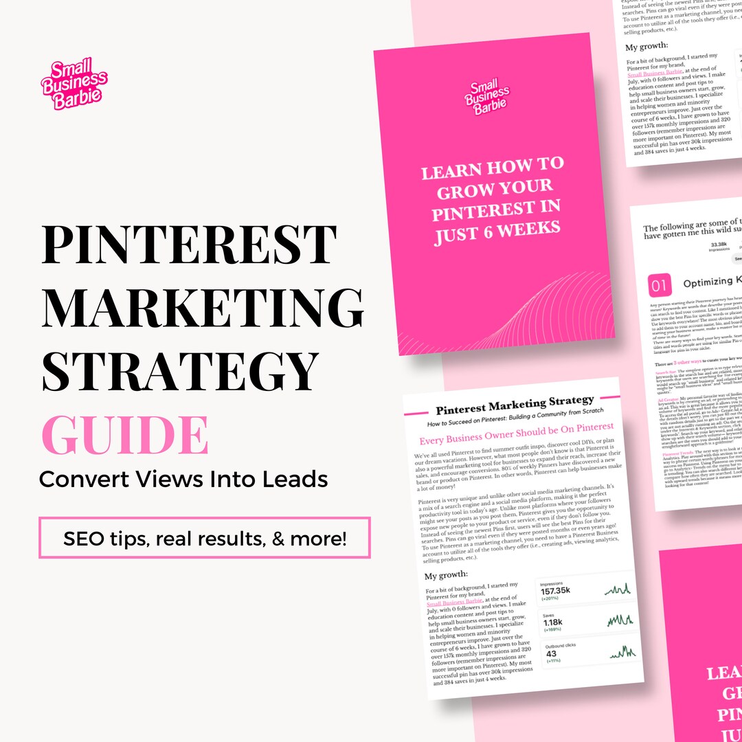 Pinterest Marketing Guide | Social Media How-to Guide | Pinterest SEO ...