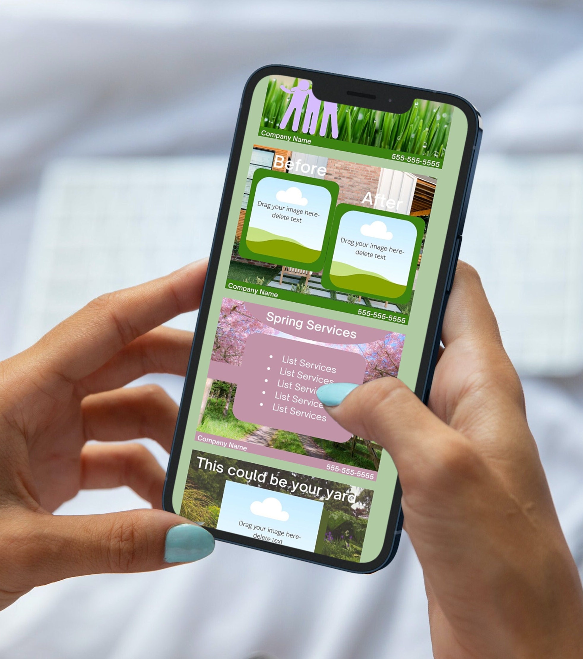 Lawn Care Social Media Template - 20 Lawn Service Facebook Posts ...