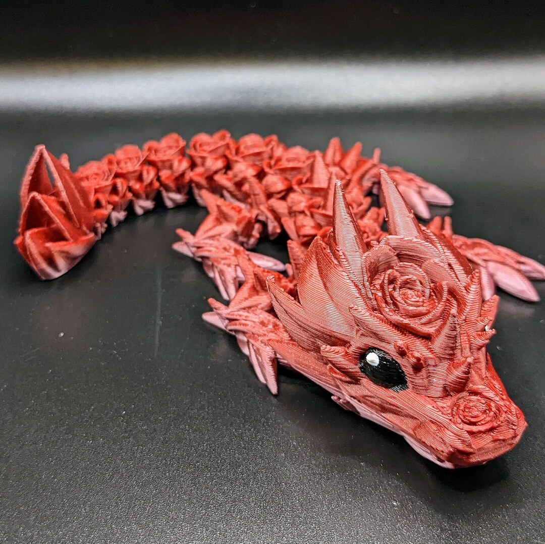 Articulating Fully-movable Baby Rose Dragons Cinderwing3d - Etsy