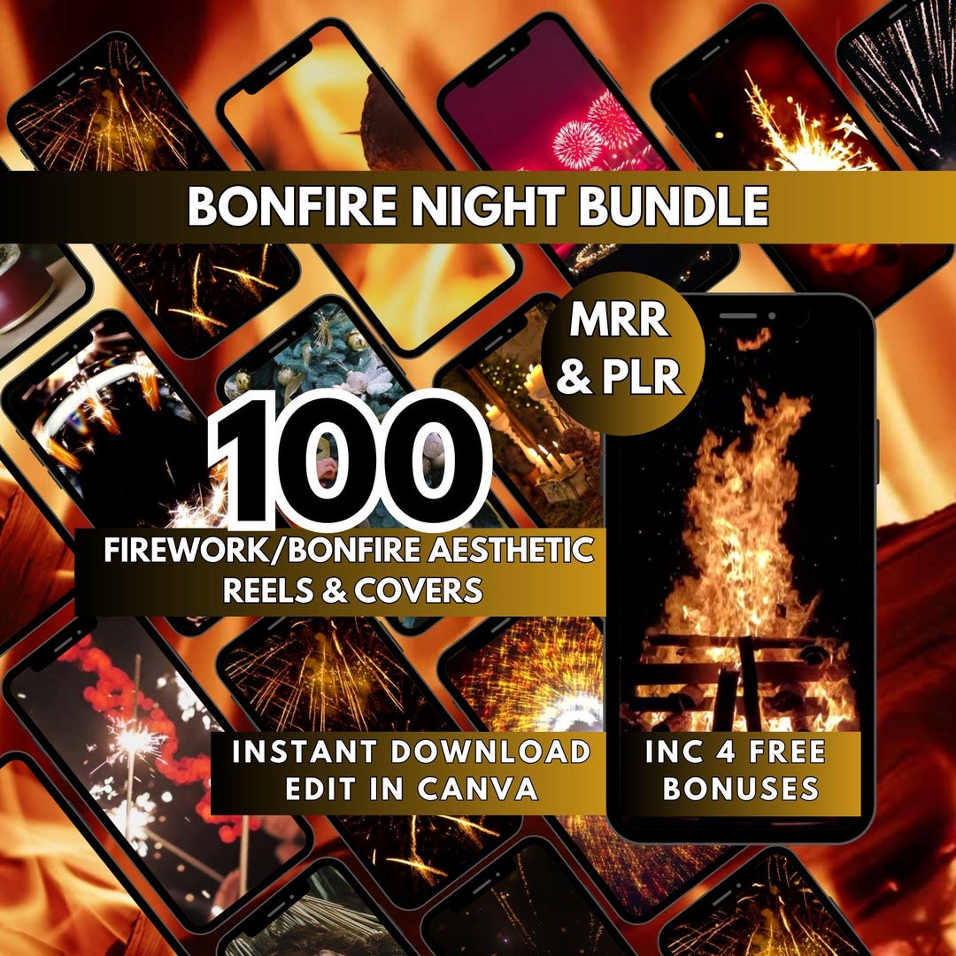 Bonfire Night Reels, November 5th, Guy Fawkes, Bommy Night, British ...