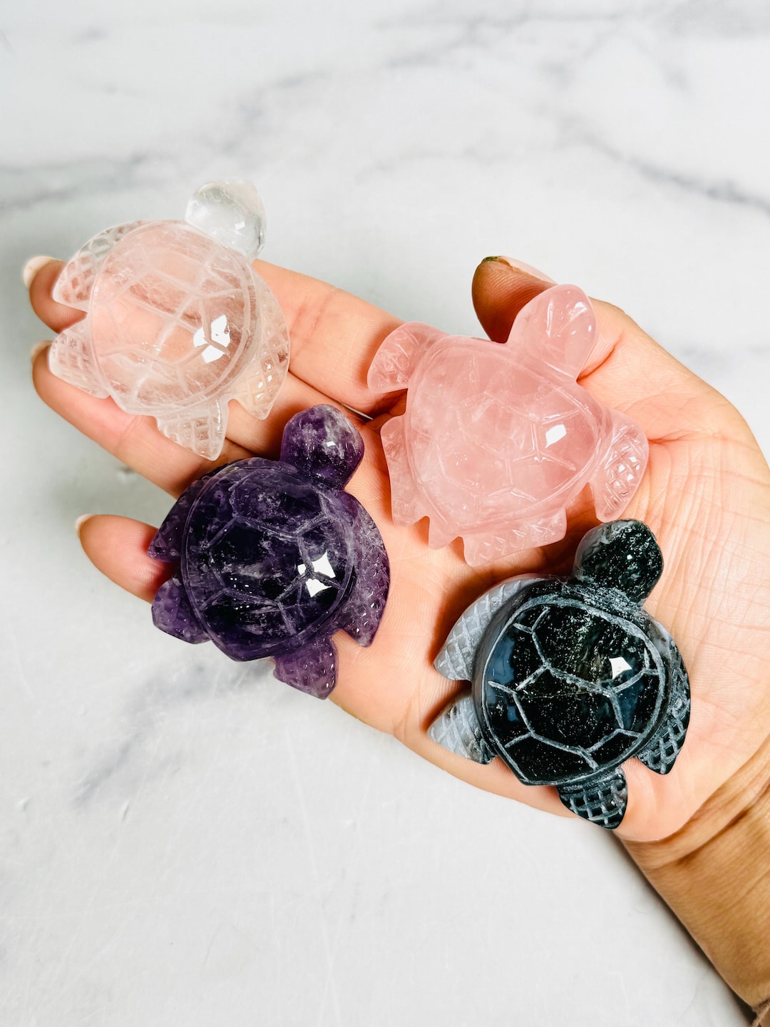 Crystal Turtles - Etsy