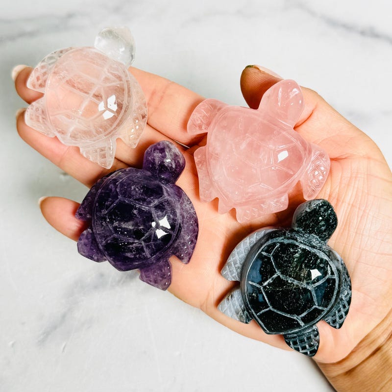 Crystal Turtle - Etsy