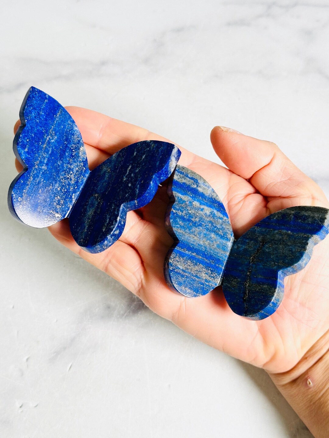 Lapis Lazuli 3D Butterfly - Etsy