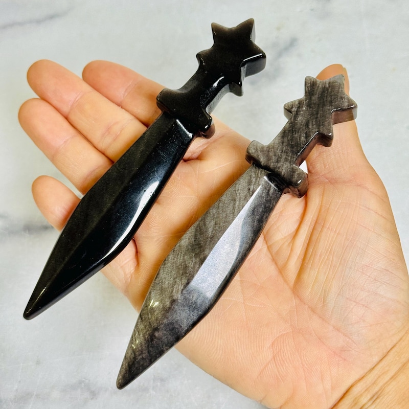 Obsidian Dagger - Etsy