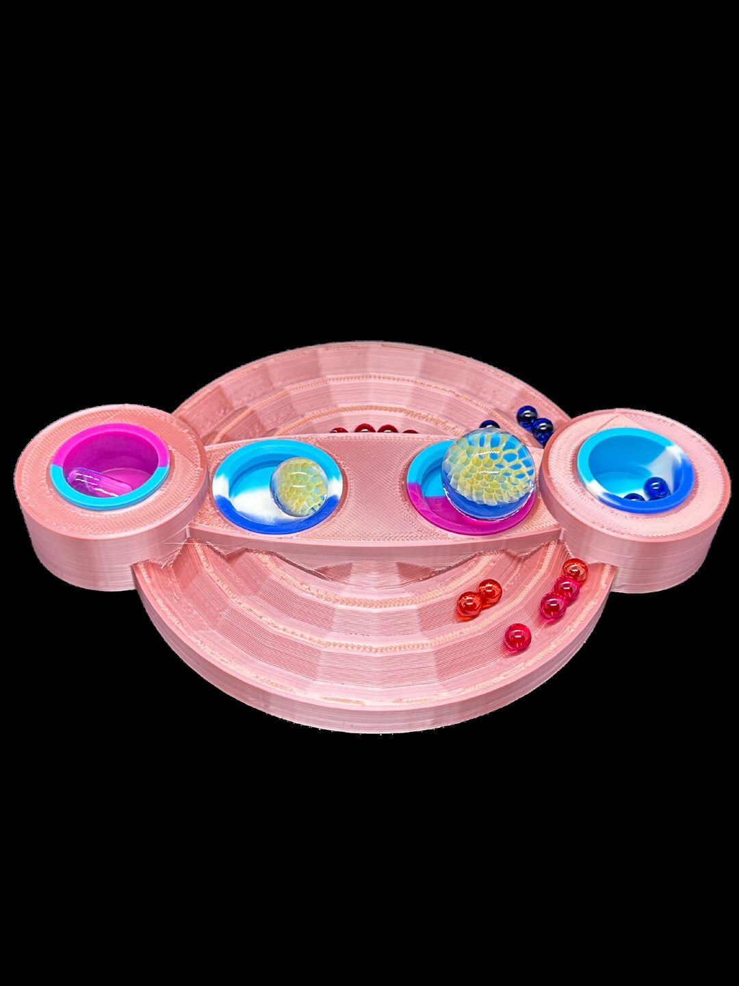 Terp Pearl Marble Organizer 4X Dab Station Mini Dab Pad Terp Pearl ...