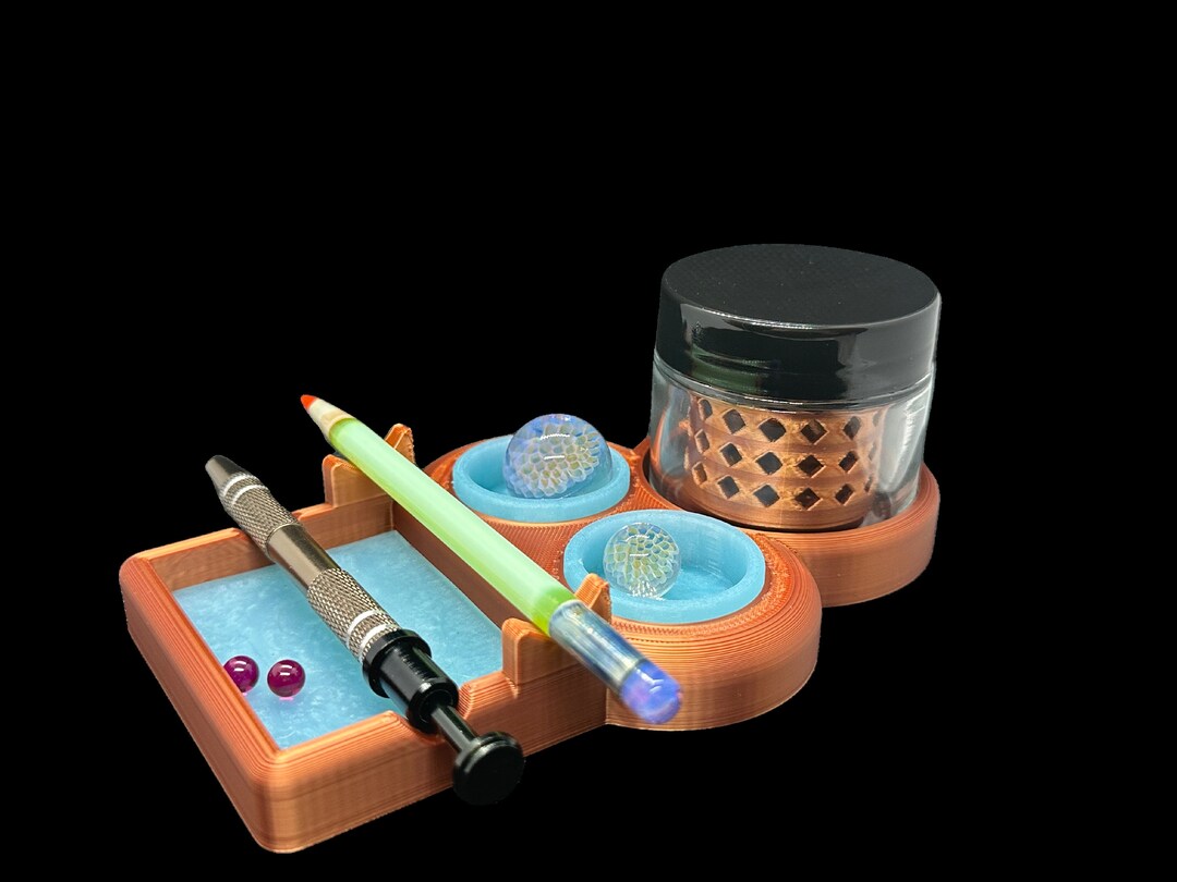 Dab Station With ISO Jar Cleaner Mini Dab Pad Terp Pearl Holder Tool ...