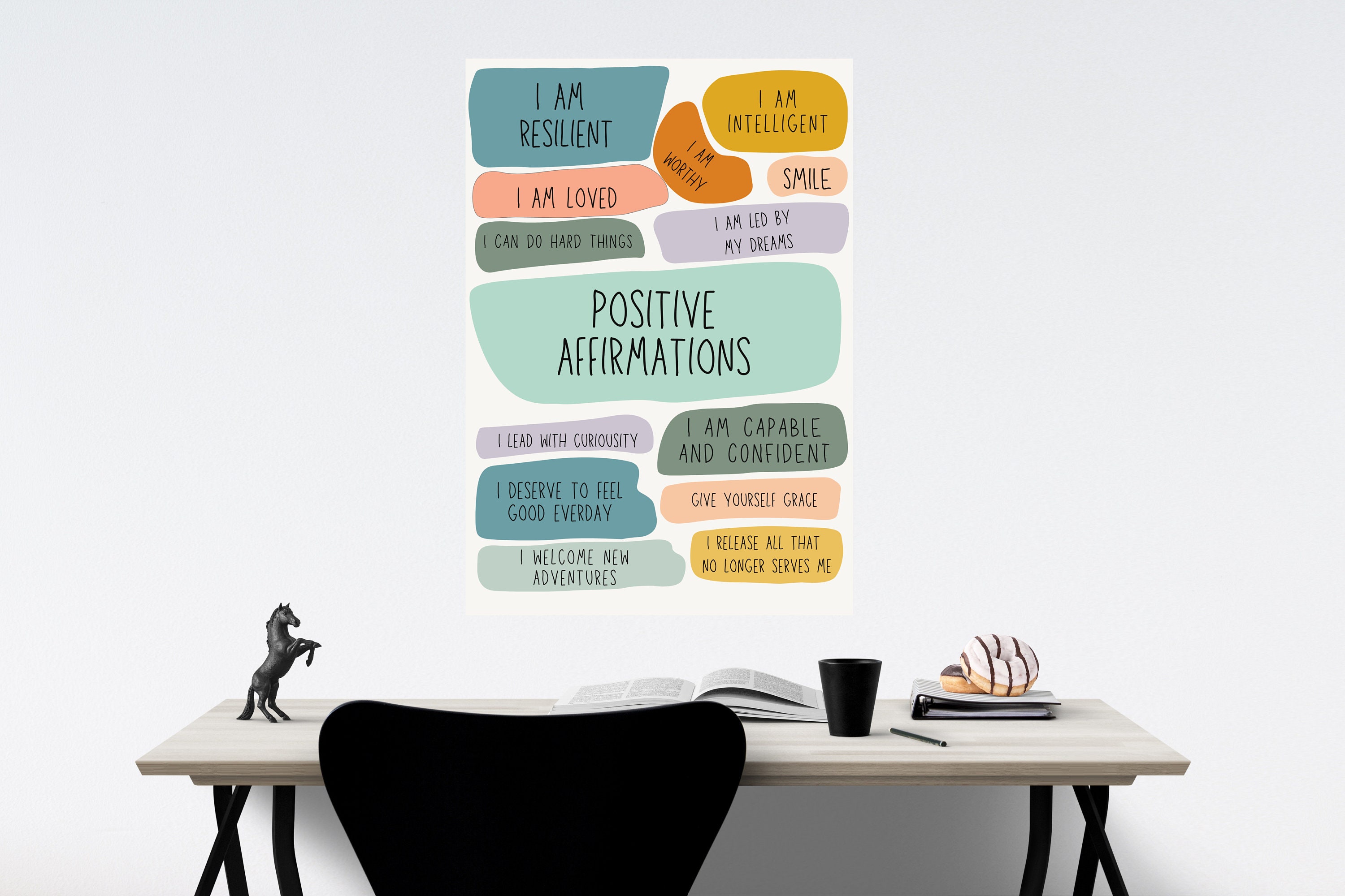 Positive Affirmation Poster | Daily Reminders | Positive Self-talk ...